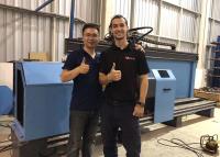 China Touch Screen 500A 300mm Hydraulic Cylinder Seam Welding Machine for sale