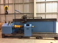 China Cylinder 3T 0.3MPa 3000mm Pipe Flange Welding System for sale