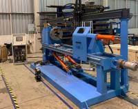 China Cylinder 3T 0.3MPa 3000mm Pipe Flange Welding System for sale