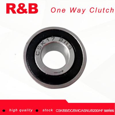 China high quality R&B brand CSK17 2RS  transmission one way clutch bearings for sale