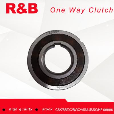 China Changzhou R&B brand  one way clutch bearing CSK6003PP with two keyways for sale
