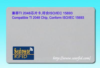 China Compatible TI 2048 Chip Card, Conform ISO/IEC 15693 for sale