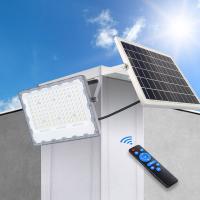China Solar Powered Flood Lights 200W Motion Sensor with Remote Control 170lm/W for sale