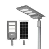 China IP65 ABS Integrated Solar Street Light 200W 300W 400W LiFePO4 Battery for sale