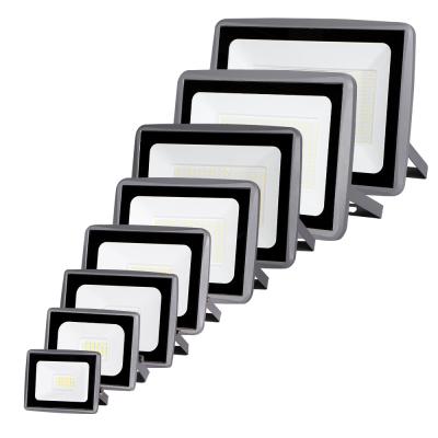 China 100W Outdoor Waterproof LED Flood Light 6500K IP65 Aluminum Housing Slim Tempered Glass for sale