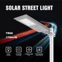 China All in One High Power Solar Street Light 100W 200W 300W IP66 Motion Sensor Aluminum for sale