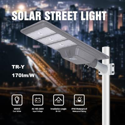 China Bridgelux All In One Solar Street Light 500W 1000W Outdoor LED Lamp with Lithium Battery for sale