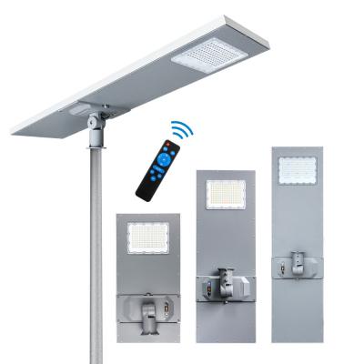 China High Brightness All In One Solar LED Street Light Smart Lighting System 100w 150w 200w for sale