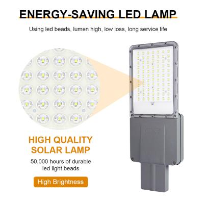 China DC12V 100W Solar LED Street Light IP65 Aluminum Alloy Wall Pole Mount Outdoor for sale
