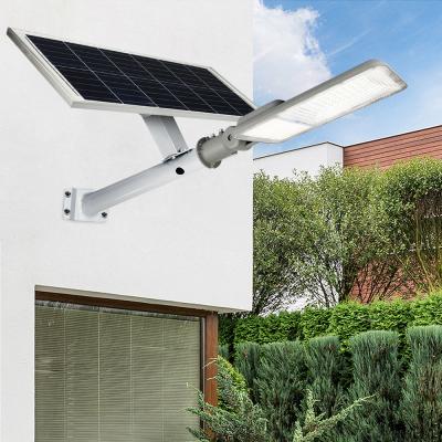 China Industrial Aluminum Solar LED Street Light 100W 170lm/W with Pole for sale