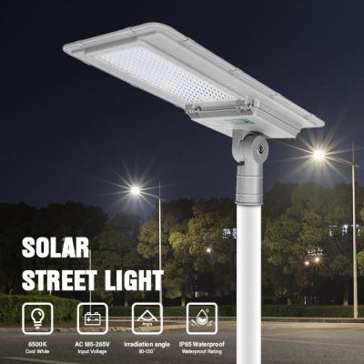 China All In One Solar LED Street Light 100W IP65 170lm/W for Parking Lot Garden for sale