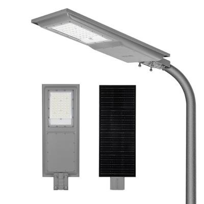 China 100W Solar Powered LED Street Light All In One 17000lm SMD 2835 IP65 Outdoor for sale