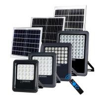 China KCD 100W 200W 300W LED Solar Outdoor Flood Light 170lm/W IP65 Dusk to Dawn for sale