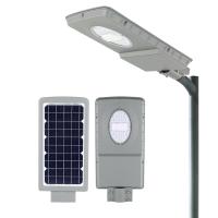 China Monocrystalline Panel 17000lm Solar Powered LED Street Lights 100W High Bright for sale