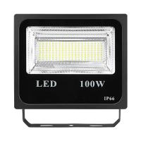 China Black Aluminum Outdoor LED Flood Light 100W 200 Beads High Lumen IP65 120 Degree Beam Angle for sale