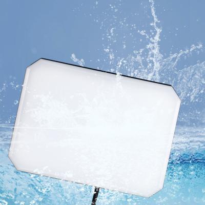 China Anti Glare Shade Cooling IP66 Outdoor LED Flood Light 100W 110lm/W 5 Years Warranty for sale