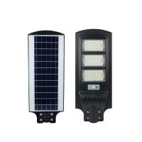 China DC 6V 90W Integrated Solar Street Light 15300 Lumens SMD LED 12W Solar Panel for sale
