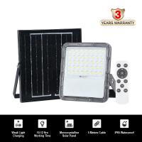 China 100W 200W RGB Wall Mounted Solar LED Flood Light 20000mAh 30000mAh IP66 Waterproof for sale