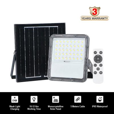 China 100W 200W RGB Wall Mounted Solar LED Flood Light 20000mAh 30000mAh IP66 Waterproof for sale