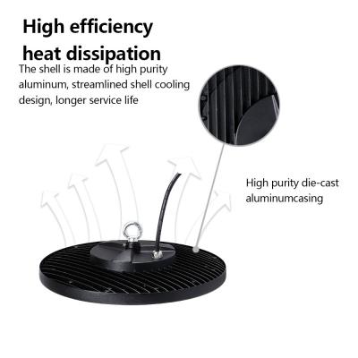 China KCD UFO LED High Bay Light 100W-400W IP65 Industrial Round Fixture AC85-265V for sale