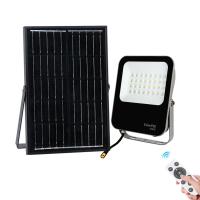 China KCD 30W to 100W IP65 Solar Powered RGB LED Flood Light with 10000mAh Battery for sale