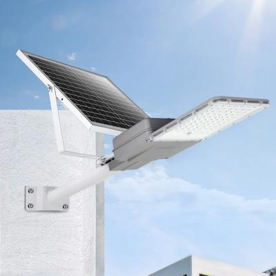 China KCD TR86 100W Solar LED Street Light IP65 DC12V 50000H Lifespan Warm Cool White for sale