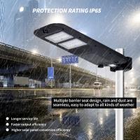 China KCD 100W Solar Garden Light IP65 Waterproof 17000LM All In One Outdoor LED Street Light for sale