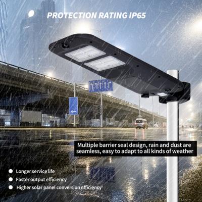 China KCD 100W Solar Garden Light IP65 Waterproof 17000LM All In One Outdoor LED Street Light for sale