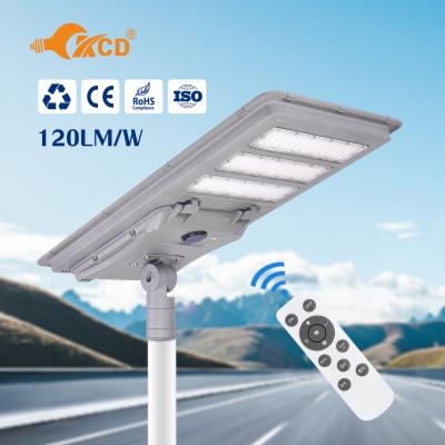 China KCD Integrated All in One LED Solar Street Light 60W 80W 100W 120W IP65 Outdoor Waterproof for sale