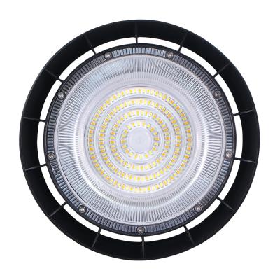 China UFO LED High Bay Light 100W 150W 200W CCT Power Tunable IP65 Industrial Warehouse Fixture for sale