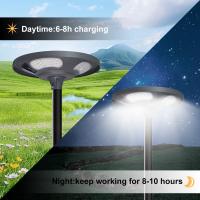 China All in One Solar Powered Street Lamp 200W 300W 400W 500W Aluminum Housing IP65 Outdoor Garden Light for sale