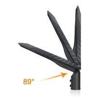 China 100W Solar Street Light with IP65 Rating, 500-800LM Output and 12V 7AH Battery for Residential Areas for sale