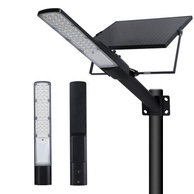 China KCD 100W LiFePO4 Solar Street Light IP65 LED Lamp 10AH Battery 10W Panel for sale