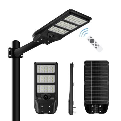 China IP65 Waterproof All-in-One Solar Street Light 60W ABS Housing Dusk to Dawn Smart Radar Sensor for sale