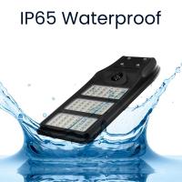 China IP65 Waterproof All-in-One Solar Street Light 60W ABS Housing Dusk to Dawn Smart Radar Sensor for sale