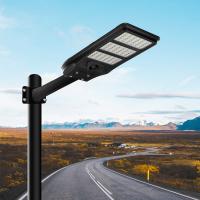 China IP65 Waterproof All-in-One Solar Street Light 60W ABS Housing Dusk to Dawn Smart Radar Sensor for sale