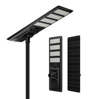 China All-in-One Solar LED Street Light 100W 200W IP65 Smart Radar Sensor Weatherproof for sale