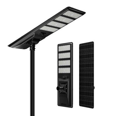 China All-in-One Solar LED Street Light 100W 200W IP65 Smart Radar Sensor Weatherproof for sale