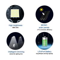 China TR-ES-M All-in-One Solar Street Light | Topcon Solar Panel, Smart Motion Sensor Full Bright & Half Dim Mode, IP65 ABS Outdoor Road Light for sale