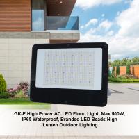 China GK-E High Power AC LED Flood Light, Max 500W, IP65 Waterproof, Branded LED Beads High Lumen Outdoor Lighting for sale