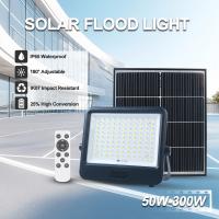 China TK-T1 LED Solar Flood Light, Upgraded Topcon Solar Panel, IP65 Waterproof, Remote Control & RGB Optional, Outdoor Solar Security Flood Light for sale
