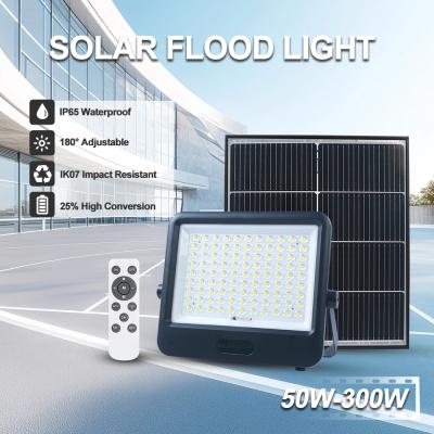 China TK-T1 LED Solar Flood Light, Upgraded Topcon Solar Panel, IP65 Waterproof, Remote Control & RGB Optional, Outdoor Solar Security Flood Light for sale