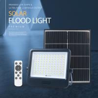 China TK-T1 LED Solar Flood Light, Upgraded Topcon Solar Panel, IP65 Waterproof, Remote Control & RGB Optional, Outdoor Solar Security Flood Light for sale