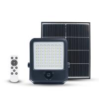 China TK‑T3 Commercial‑Grade LED Solar Flood Light, Die‑Cast Aluminum Housing, IP67, LiFePO4 Battery, Advanced PIR Motion Sensor, Off‑Grid Outdoor Project Lighting for sale