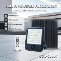 China TK‑T3 Commercial‑Grade LED Solar Flood Light, Die‑Cast Aluminum Housing, IP67, LiFePO4 Battery, Advanced PIR Motion Sensor, Off‑Grid Outdoor Project Lighting for sale