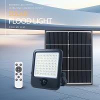 China TK‑T3 Commercial‑Grade LED Solar Flood Light, Die‑Cast Aluminum Housing, IP67, LiFePO4 Battery, Advanced PIR Motion Sensor, Off‑Grid Outdoor Project Lighting for sale