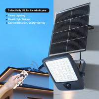 China TK‑T3 Commercial‑Grade LED Solar Flood Light, Die‑Cast Aluminum Housing, IP67, LiFePO4 Battery, Advanced PIR Motion Sensor, Off‑Grid Outdoor Project Lighting for sale