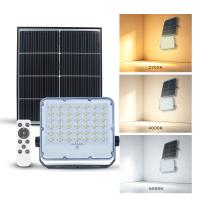 China TK20‑H LED Solar Flood Light, New‑Generation White‑Chassis Split Solar Floodlight, IP65 Waterproof, Remote & PIR Sensor, CCT/RGB Optional, Home & Medium‑Project Outdoor Solar Lighting for sale