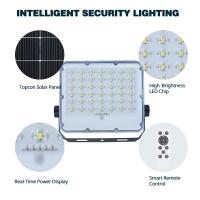 China TK20‑H LED Solar Flood Light, New‑Generation White‑Chassis Split Solar Floodlight, IP65 Waterproof, Remote & PIR Sensor, CCT/RGB Optional, Home & Medium‑Project Outdoor Solar Lighting for sale