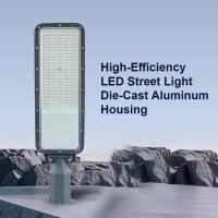 China RC02 Die-cast Aluminum LED Street Light with Photocell Sensor, IP65 Waterproof, 110-130lm/W High Lumen Outdoor Road Lamp for sale